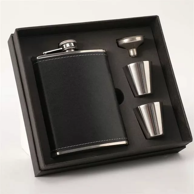 4 In 1 Customizable Whisky Flask - Pablo Gift Shop
