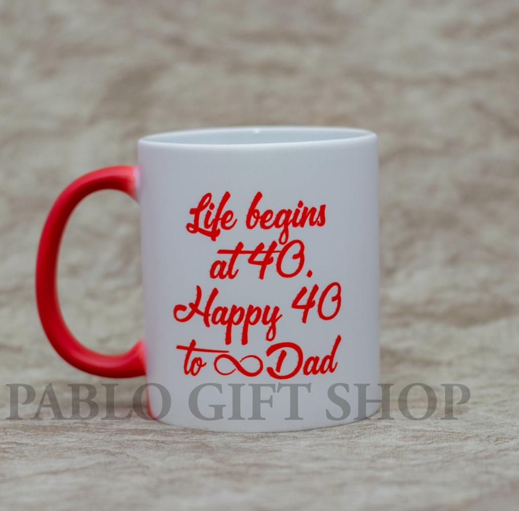 Life Begins at 40 Branded Mug - Pablo Gift Shop